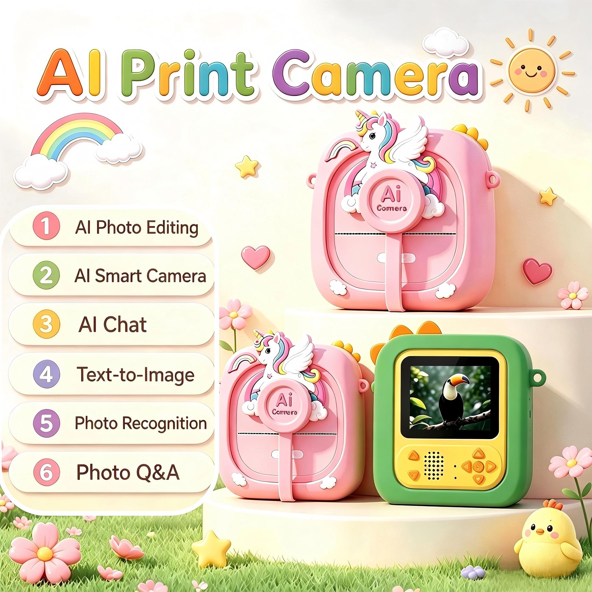 AI Voice Instant Print Camera - My_Toys