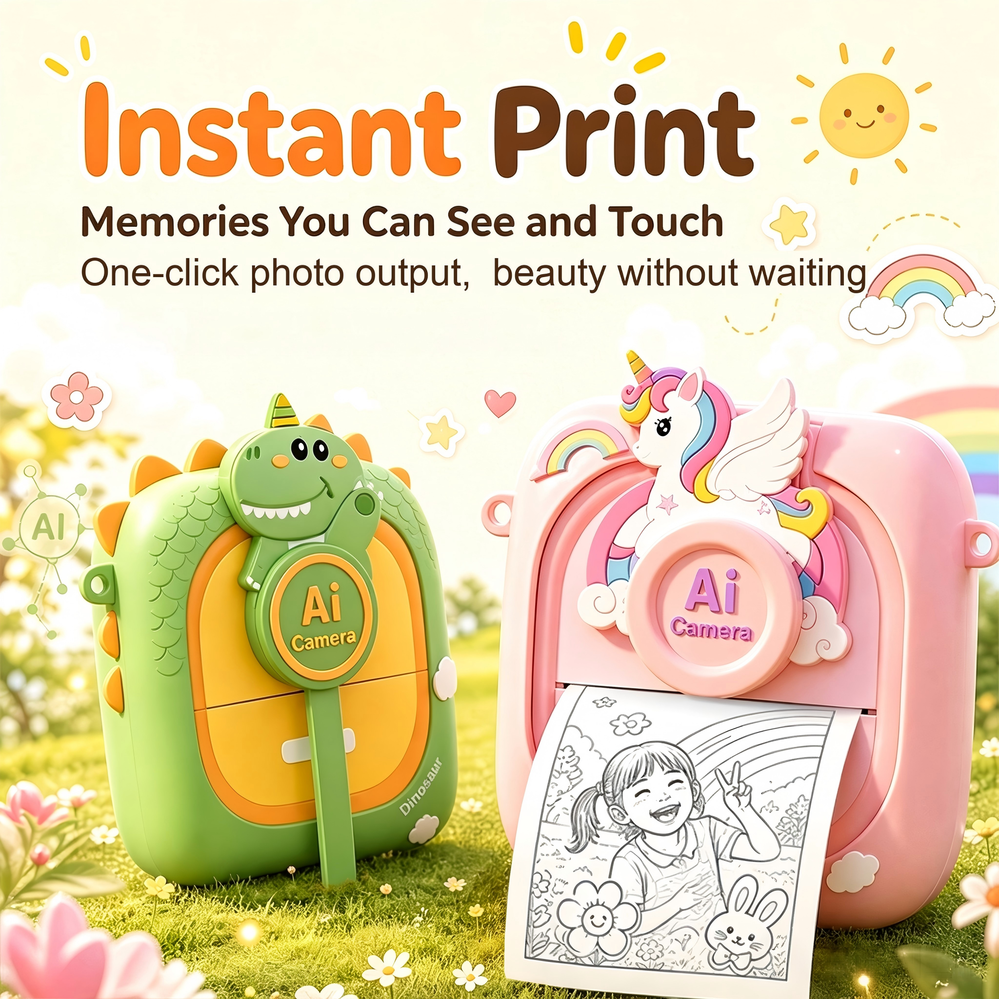 AI Voice Instant Print Camera - My_Toys
